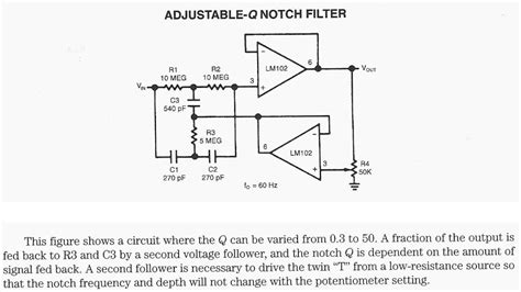 Notch Filter Circuit Diagram