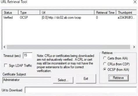 Windows 2019 Ocsp Unsuccessful Microsoft Qanda