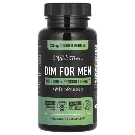 Smnutrition Dim For Men 300 Mg 60 Capsules