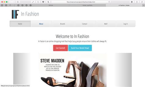 Infashion Front End Prototype Vic Yang