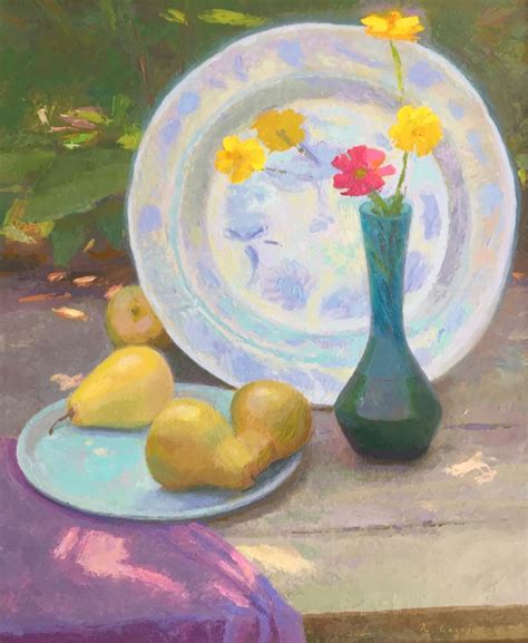 Sold Price Rick Casali 2021st C Pears In Cool Light Oil On