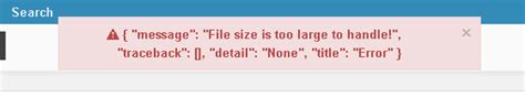 Solved Cloudera Search File Size Is Too Large To Handle Cloudera