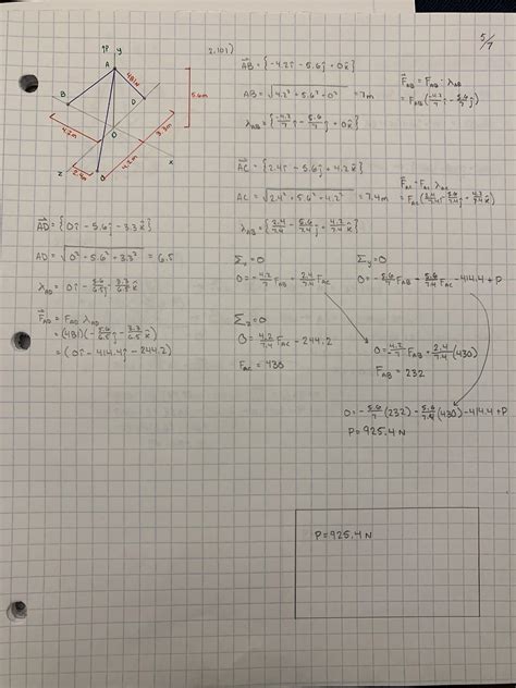 Statics Homework Rneatnotes