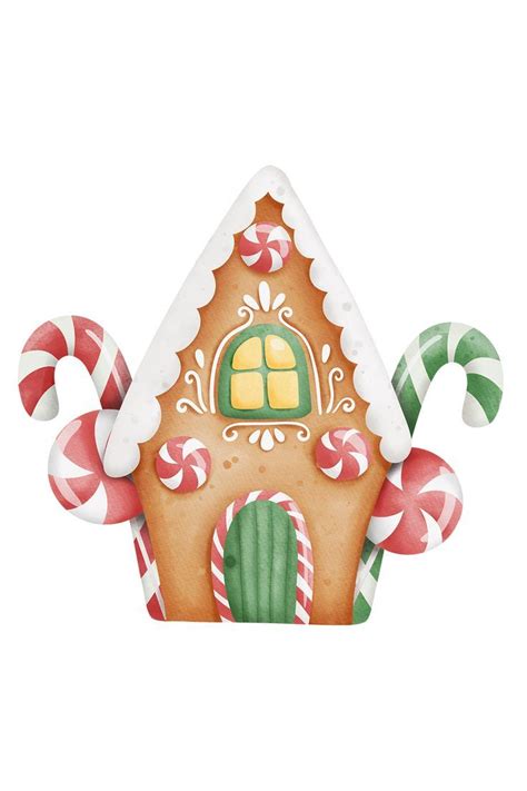 Gingerbread House Пряничный домик Png Рождественские проекты Детское рождество