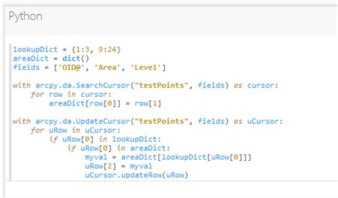 Python Parser Field Calculator Extract Single Cell Based On It S OBJECTID Geographic