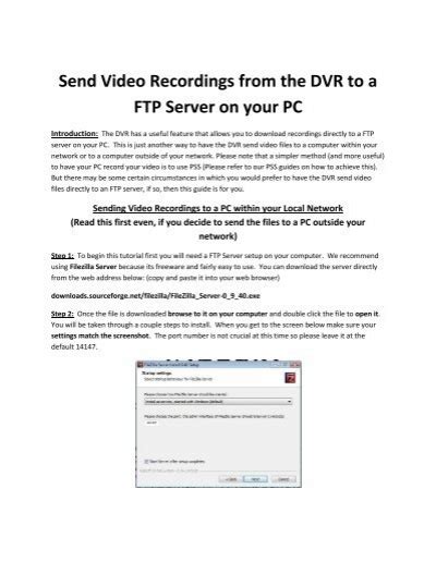 Ftp File Directory Method