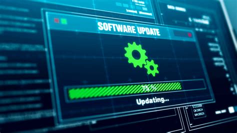 Software Update Progress Warning Message Update Failed Alert On Screen Computer Screen