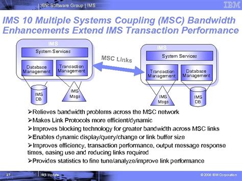 ibm software group ims an update barbara