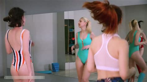 Aerobics Lesbians Darcy Sara Rita Iris Kiss Kiss And Qualin 4k