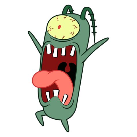 Spongebob Plankton Evil Laugh Sticker Mania