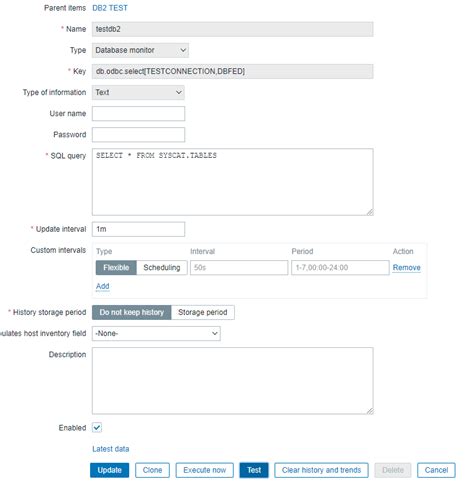 Failed To Connect To Db2 Through Zabbix Web Gui Zabbix Forums