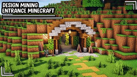 Minecraft Tutorial Cara Membuat Mining Entrance Simple Di Minecraft