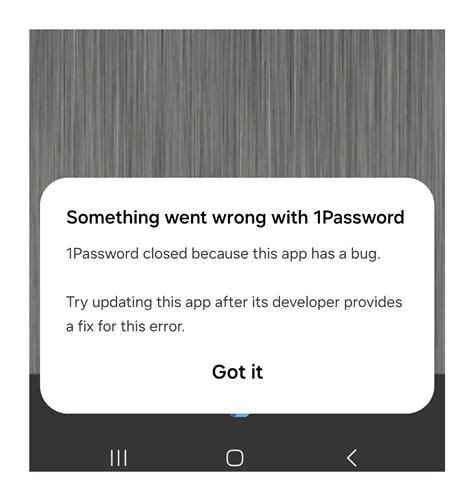 1password Crashing R1password