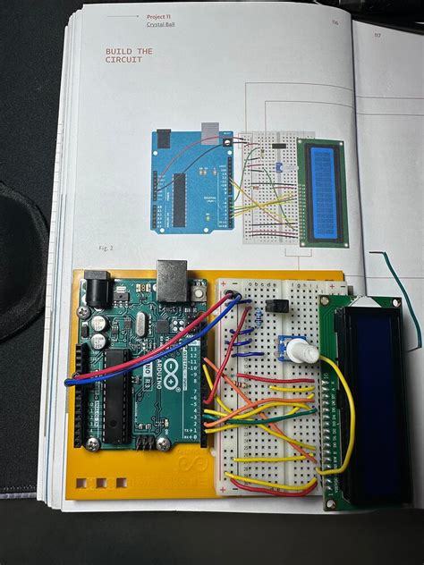 need help with my arduino crystal ball project weird yellow squares