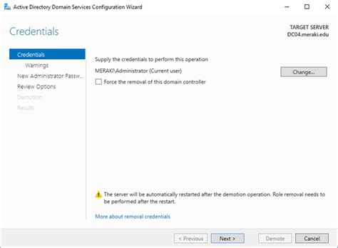 Demote A Windows Server 2016 Domain Controller Dimitris Tonias