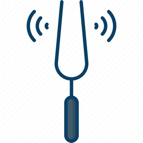 Tuning Fork Lab Science Laboratory Experiment Icon Download On Iconfinder