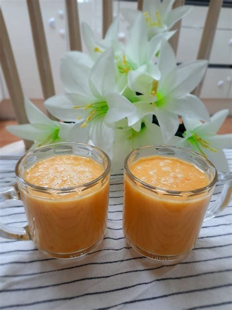 복숭아 주스 만들기