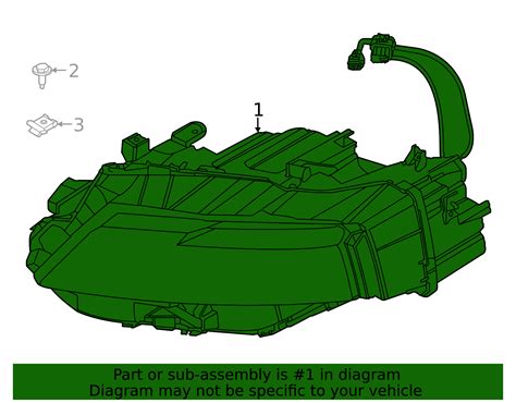 2021 2024 Nissan Rogue Headlamp Assembly 26010 6rr0d Nissan Parts Central