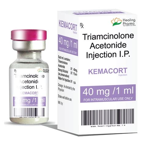 Triamcinolone Injection At ₹ 100 Vial Triamcinolone Hexacetonide Injectable Suspension In