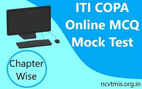 iti copa chapter wise mcq mock test ncvt mis