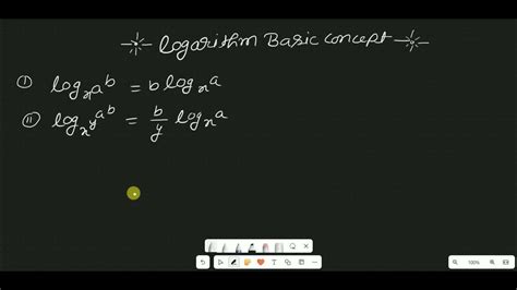 Logarithm Basic Rules And Concept For All Exam Shorts Subscribe Youtube