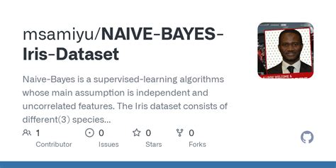 Github Msamiyunaive Bayes Iris Dataset Naive Bayes Is A Supervised