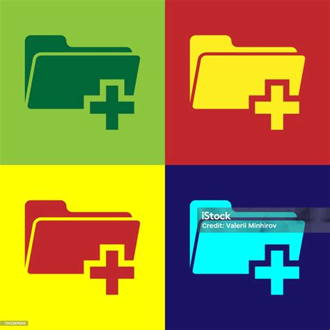 색상 배경에 고립 된 새 폴더 아이콘을 추가 합니다 새 폴더 파일 기호입니다 문서 복사 아이콘 추가 첨부 폴더 만들기 새 더하기 아이콘을 만듭니다 평면 디자인입니다 벡터