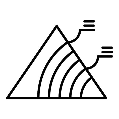 Premium Vector Ternary Contour Plot Line Illustration