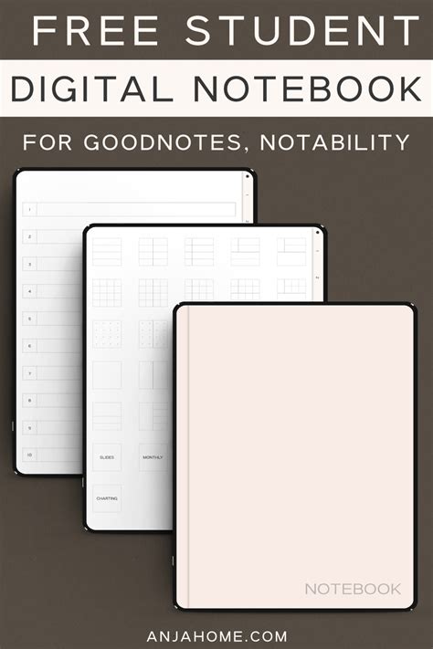 Free Digital Notebook Template Free Printables Free Digital Notebook Template Free Printables