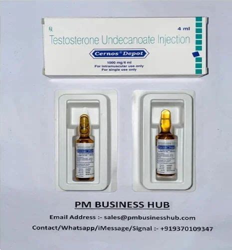 Testosterone Undecanoate Injection Packaging Type Vial Packaging
