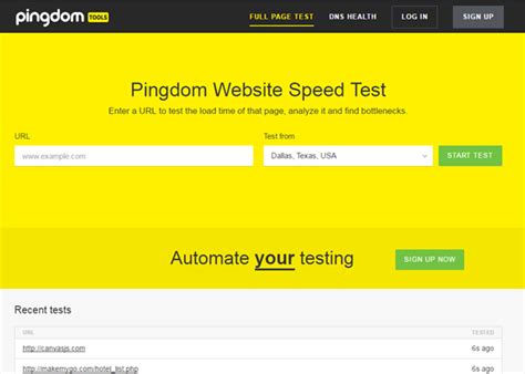 Top 5 Website Performance Testing Tools Online Sales Guide Tips