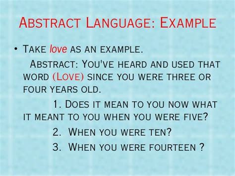 Abstract And Concrete