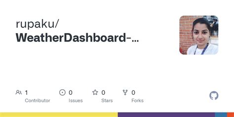 Github Rupaku Weatherdashboard Using Django