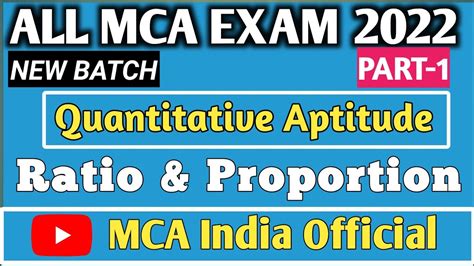 Ratio And Proportion Nimcetcucetmah Cet All Mca Exam Ratio And
