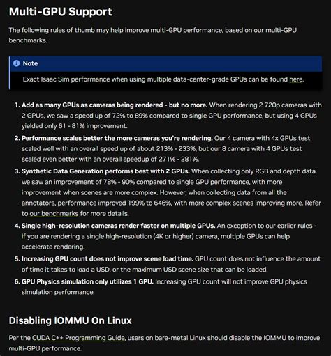 isaac sim multicamera and multigpu performance test is poor isaac sim
