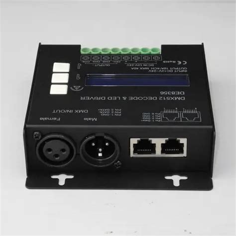 Standard DMX512 Control 6CH DMX Controller For RGB LED Strip Alibaba Com