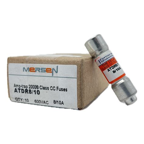 ATDR8 10 Mersen Fuse Class CC 8 10 600 Volt 8 99 Fuse Class CC 8 10 600 Volt