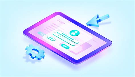 Premium Vector Computer And Account Login And Password Form Sign In To Account User