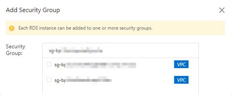 Configure A Security Group For An Apsaradb Rds For Postgresql Instance Apsaradb Rds Alibaba