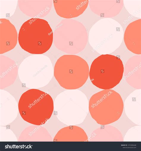 Geometric Seamless Pattern Polka Dot Background Stock Vector Royalty