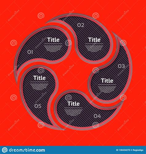 Abstract Infographics Number Options Template Vector Illustration Stock Vector Illustration