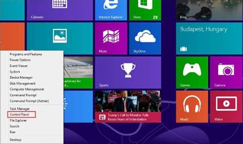 How To Easily Open Control Panel In Windows 8