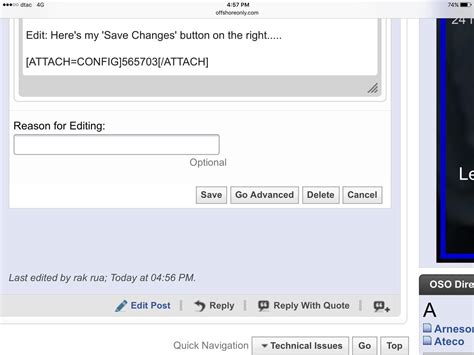 The Save Button While Editing Posts Seems To Be Missing On My End