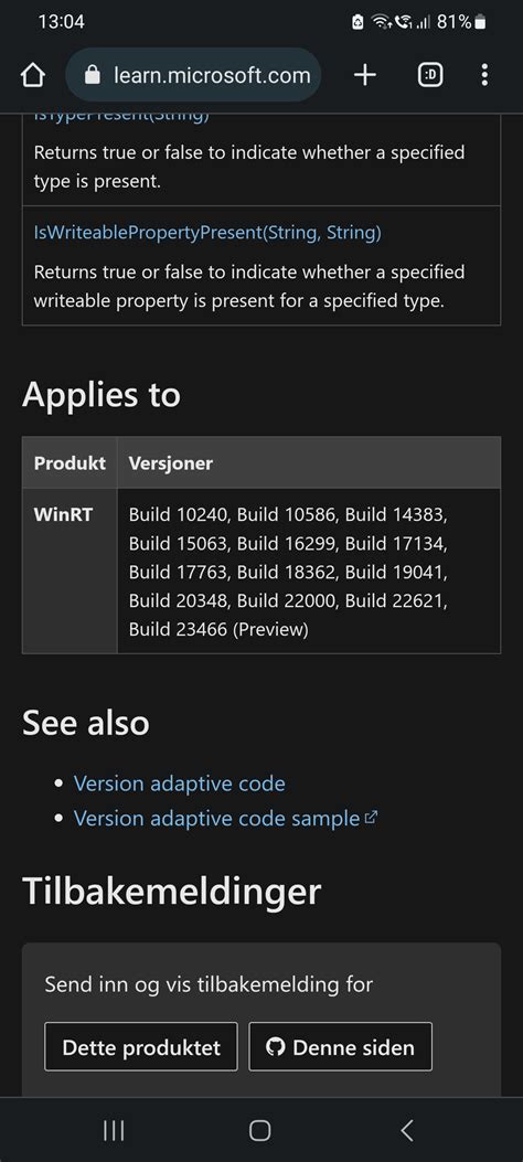 wrong build mentioned · issue 2390 · microsoftdocs winrt api · github