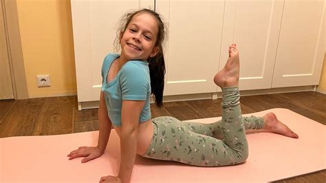 Комплекс упражнений на растяжку и общую гибкость улучшение наклона Youtube