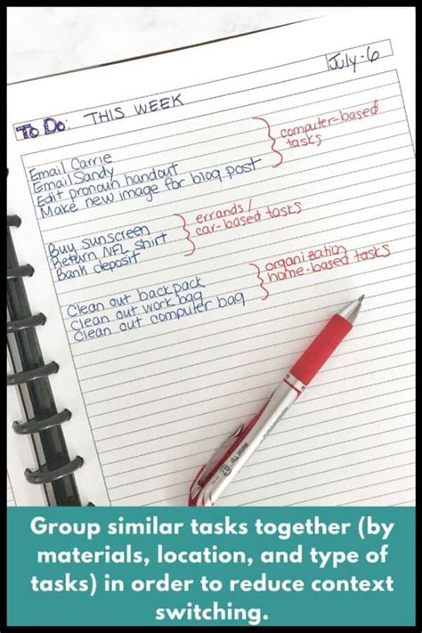 How To Batch Tasks Example Image Inside Blog BabeHabits