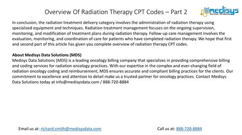 Ppt Overview Of Radiation Therapy Cpt Codes Part 2 Powerpoint