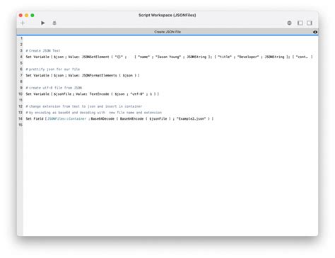 FileMaker JSON Files Reading Writing SeedCode