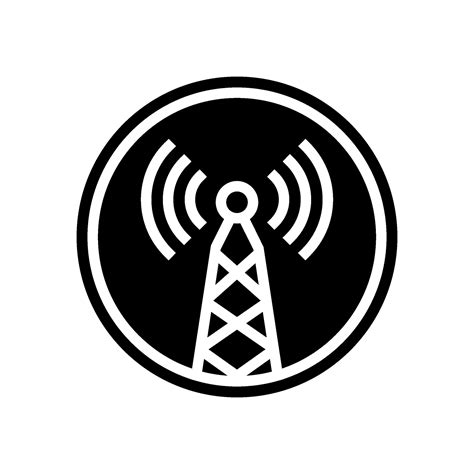 Electromagnetic Interference Label Glyph Icon Illustration 47629123 Vector Art At Vecteezy