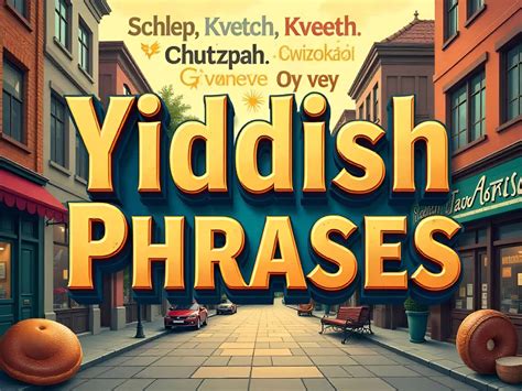 Yiddish Phrases Artofit